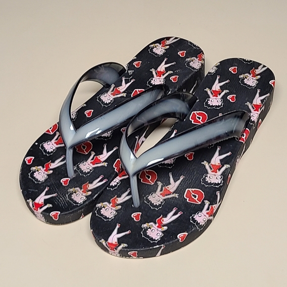 Betty Boop | Shoes | Retro Betty Boop Flip Flop Sandals Size 1 | Poshmark